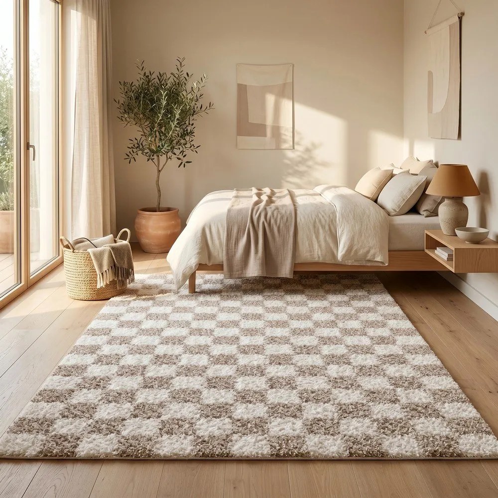 Béžový/krémový koberec 80x150 cm Grida – ESTE