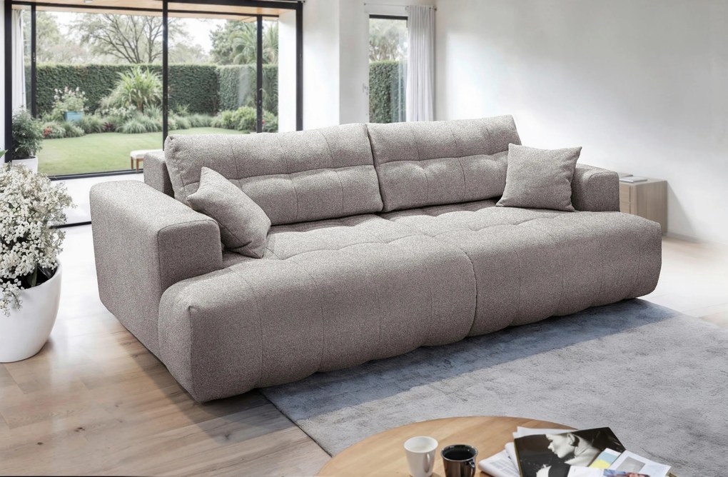 XXXLutz POHOVKA BIG SOFA, plast, textil, kompozitní dřevo, mokka MID.YOU - Pohovky - 000694010203