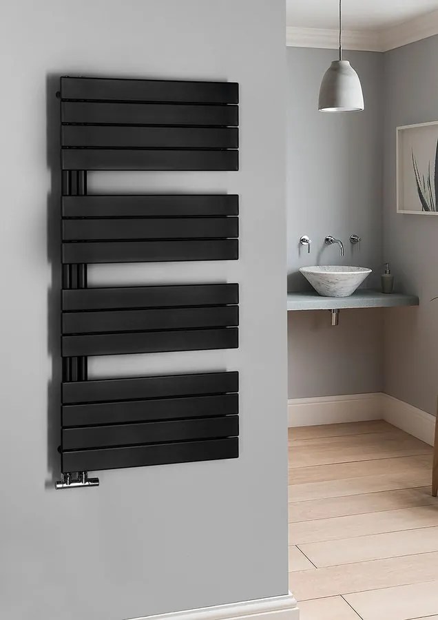Aqualine MILI otopné těleso 600 x 1222 mm černá mat DC626T