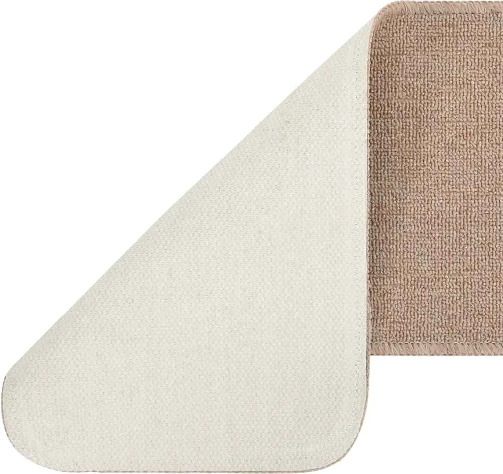 Nášlapy na schody 15 ks 75 x 20 cm béžové protiskluzové 340403