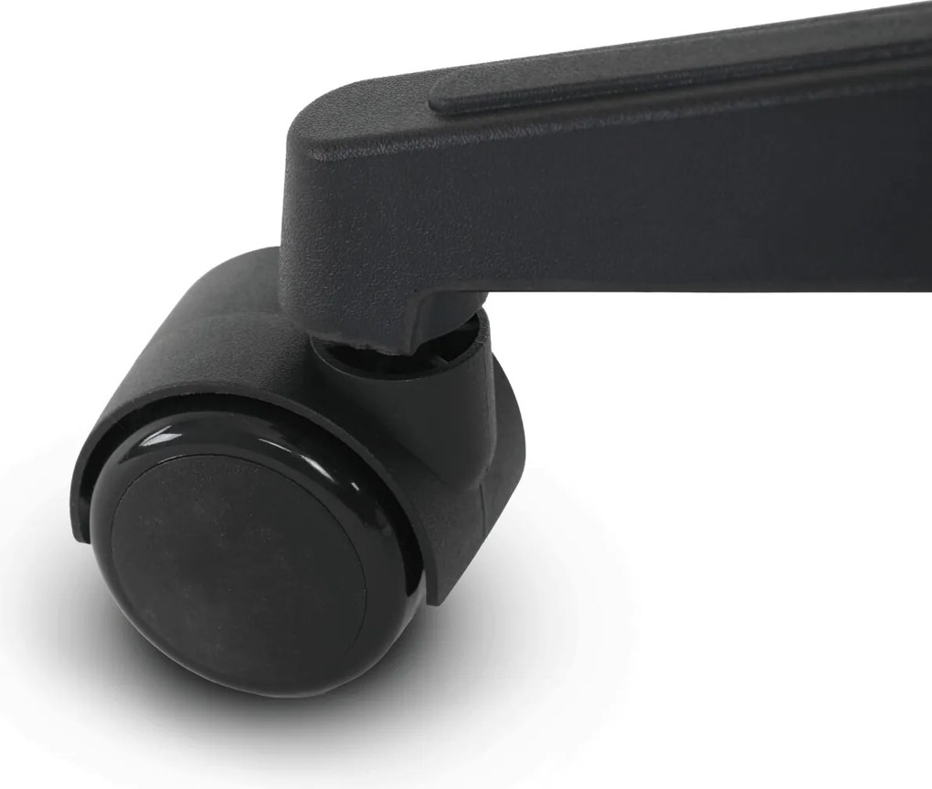 Ergonomická kancelářská židle PLUSHIO - černá síťovina