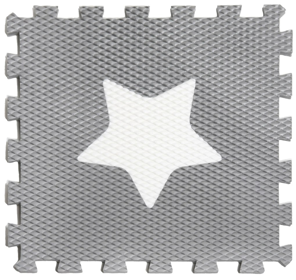 VYLEN Minideckfloor s hvězdičkou Barevná kombinace: Bílý s hnědou hvězdičkou
