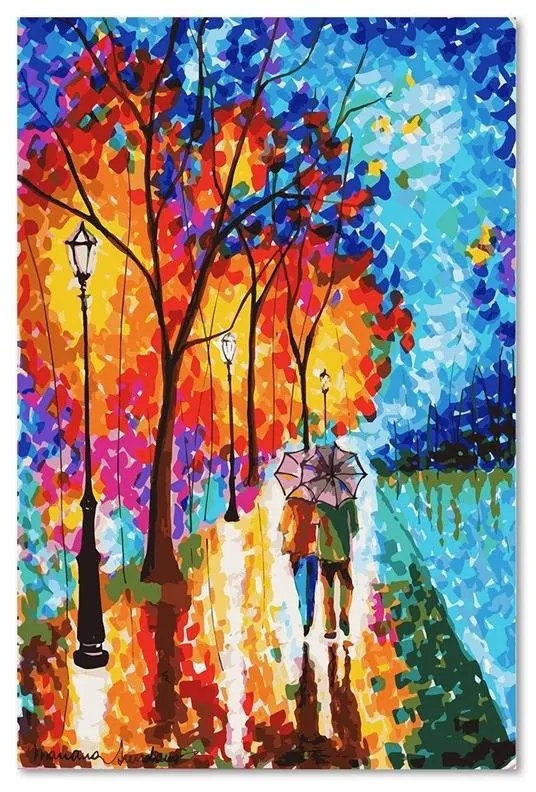 Gario Obraz na plátně Podzimní stromy v parku Rozměry: 40 x 60 cm
