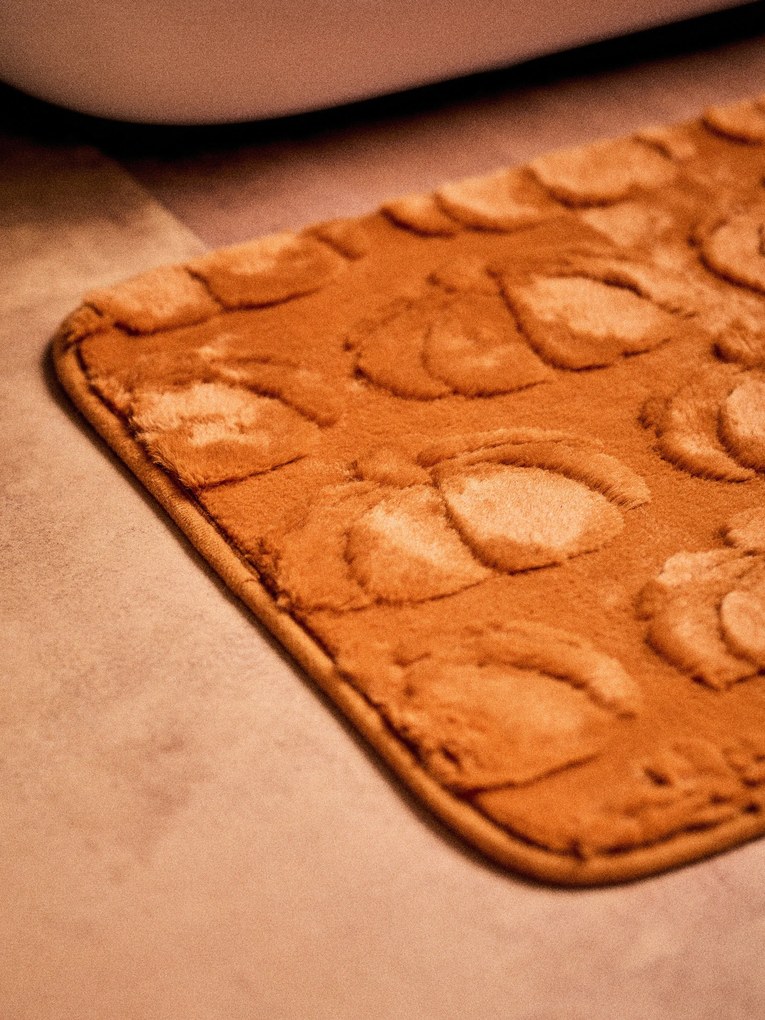 Sinsay - Koupelnová předložka se vzorem dýní - oranžová