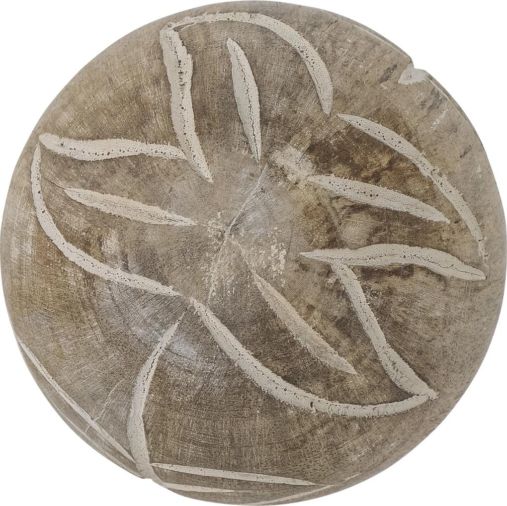 Ozdoba Norly 88 koule z mangového dřeva 7,5 cm
