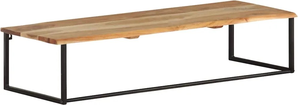 Věšák s živou hranou 100 x 35 x 22 cm masivní akáciové dřevo 320251