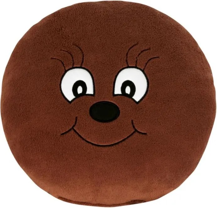 Bellatex Polštářek Kulička Hnědá 35 cm, (průměr)