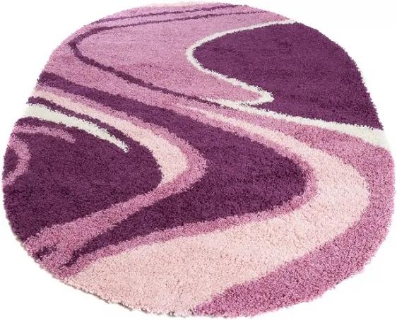 Exkluzivní kusový koberec SHAGGY LOCANA oválný OVL0170 - 60x100 cm
