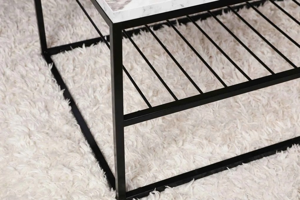 Designový konferenční stolek Galilee 95 cm bílý