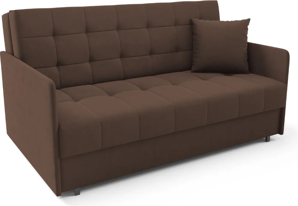 Rozkládací pohovka Salini Kronos, 160 cm Barva látky Kronos: Hnědá (Kronos 06)