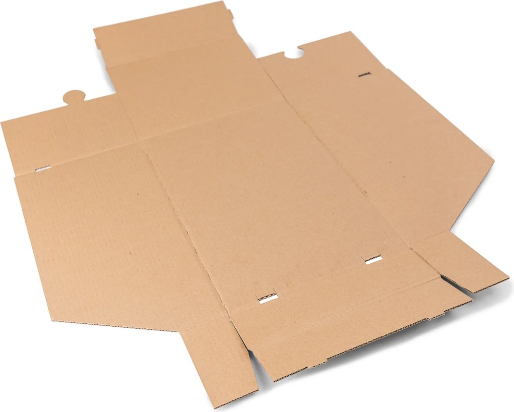 KARTON PAK Úložné boxy na oblečení, organizéry do skříně EKO KARTON 55x40x13 - zkosený