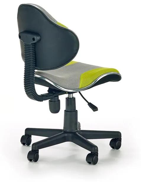 Dětská židle FLASH-2 šedo-zelená