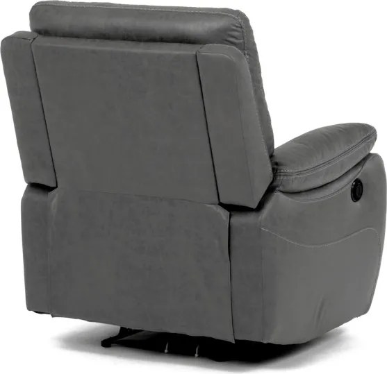 Polohovací křeslo šedé, elektrické TV-4094 GREY3