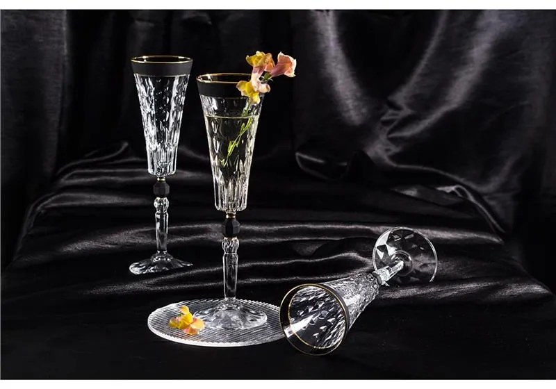BOHEMIA PRESTIGE CONTE MODERN SKLENICE NA ŠAMPAŇSKÉ 170ML SADA 6 KS