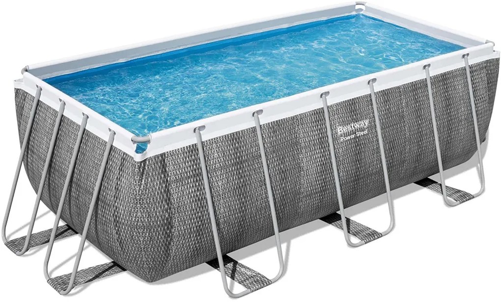BESTWAY Power Steel Bazénový set 412 x 201 x 122 cm, kartušová filtrace 56722
