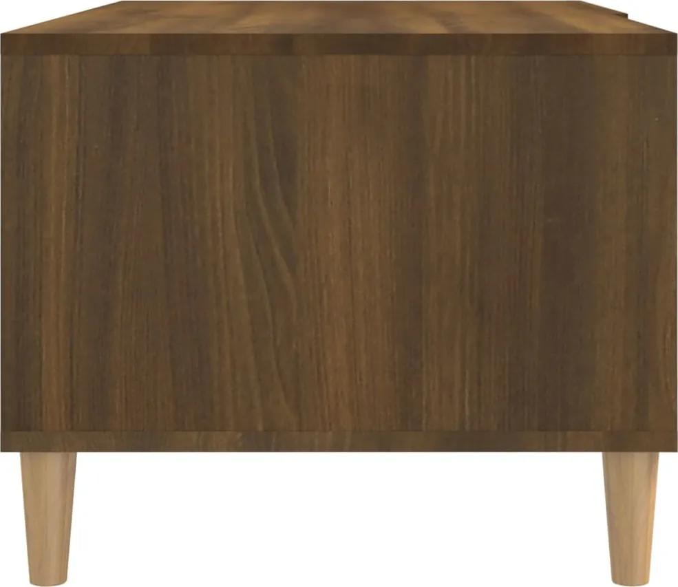 vidaXL Konferenční stolek 89,5x50x40 cm kompozitní dřevo [817515] Barva: Černá