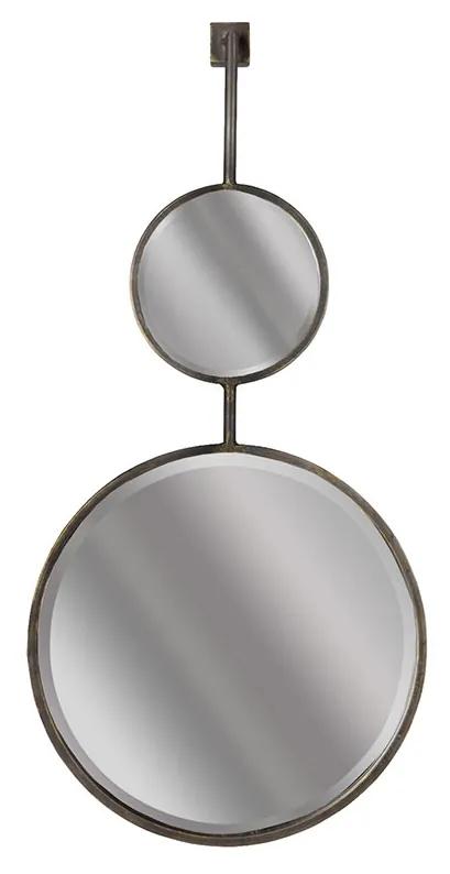 BEPUREHOME Kovové zrcadlo Chain Double L 82 × 40 × 6 cm