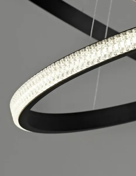 LED lustr Nager 59 černé