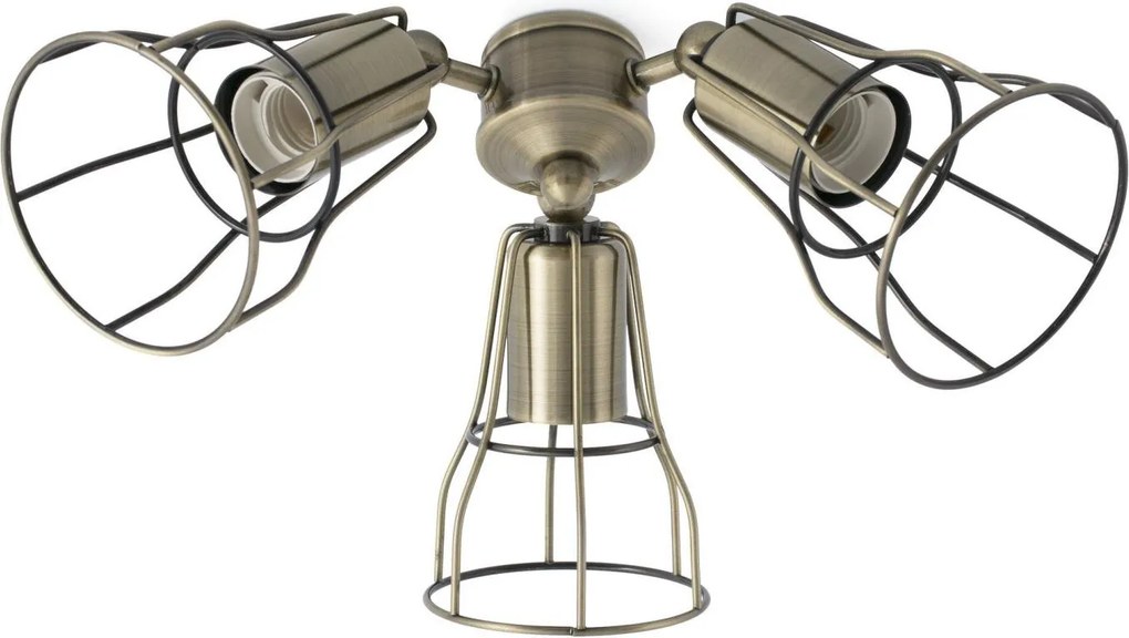 FARO 33717 sada osvětlení zlatá pro ventilátory YAKARTA - FARO