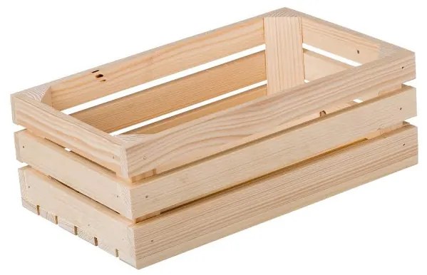 Dřevobox Dřevěná bedýnka 34 x 20 x 12 cm II