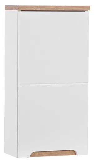 Comad Závěsná koupelnová skříňka Bali 830 1D bílá/dub votan