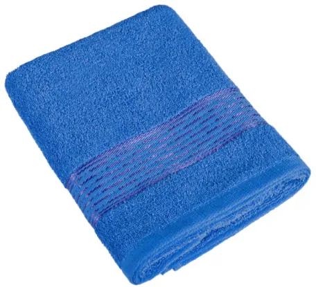 Bellatex Froté ručník kolekce Proužek, tmavě modrý - 50x100 cm