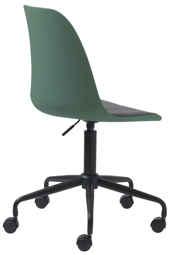 Designová kancelářská židle Jeffery matná zelená