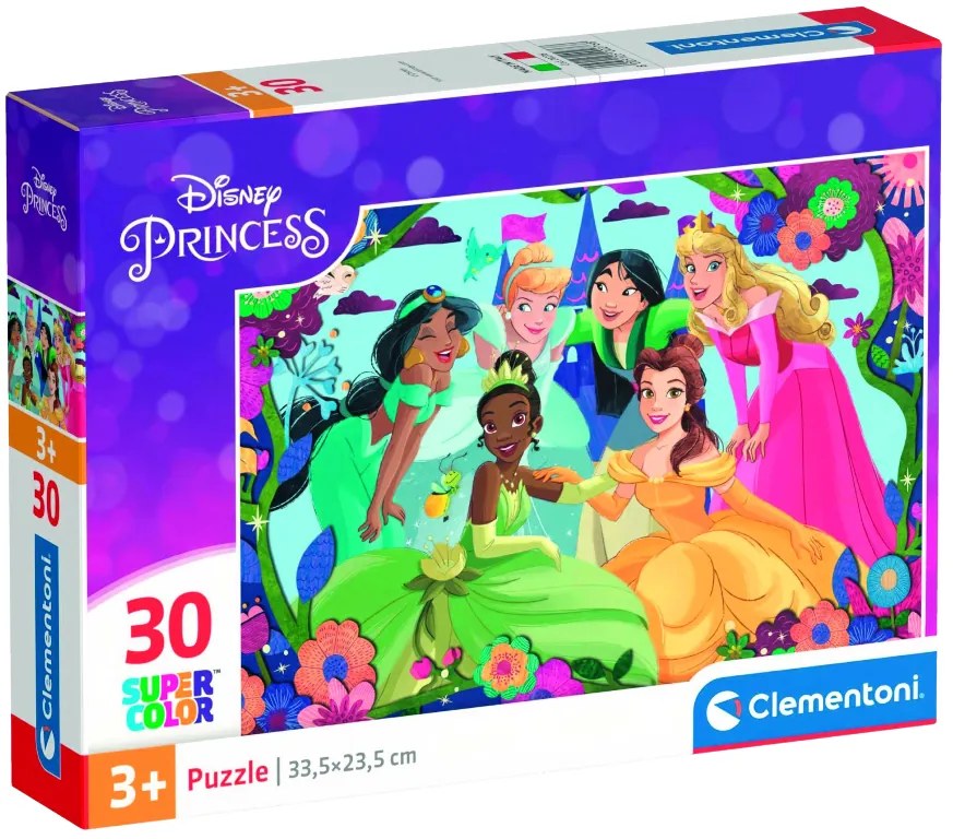 Clementoni - Puzzle 30 Disney princezny