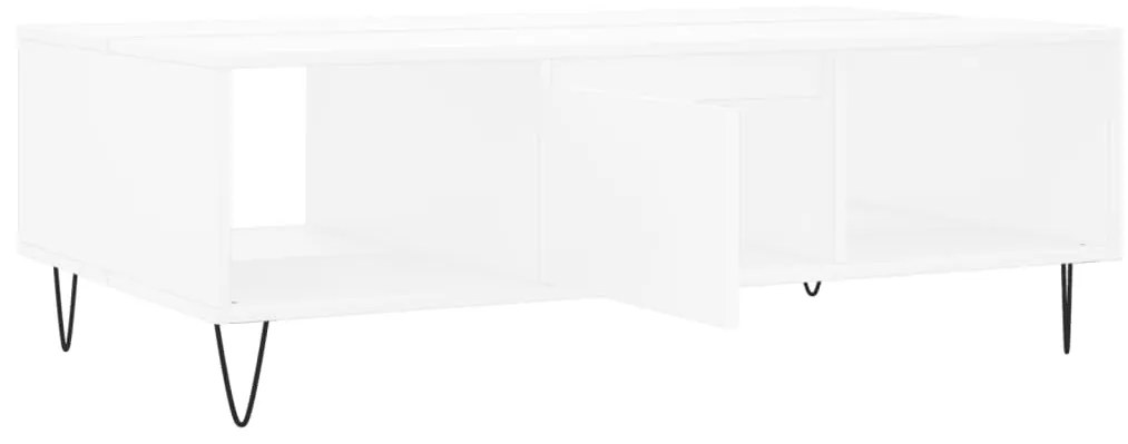 Konferenční stolek bílý 104 x 60 x 35 cm kompozitní dřevo - Default Title
