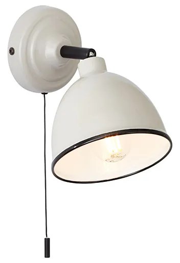 Brilliant Nástěnná lampa s vypínačem TELIO šedá 97002/22