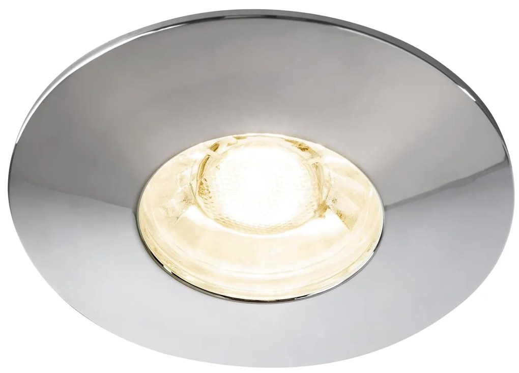 Rabalux LED zápustné bodové svítidlo Randy 3x4W/350lm/3000K/IP44 - set 3 svítidel,chrom, 1072