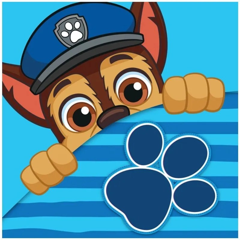 Dětský / chlapecký magický ručník Tlapková patrola - Paw Patrol - 100% bavlna - 30 x 30 cm