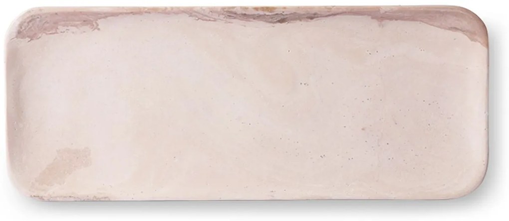 Luxusní růžový mramorový podnos  Marble pink - 30*12*1,5cm