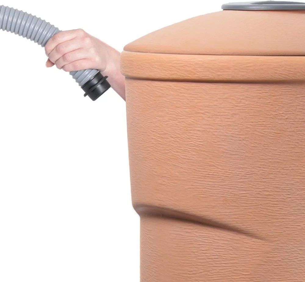 Sud na dešťovou vodu WACAN terakota 270l