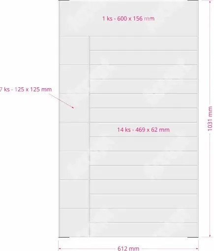 ACCEPT Hlavní orientační tabule ACS 011 (612 x 1031 mm) - stříbrná tabule