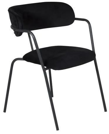 Arrow II židle černý samet