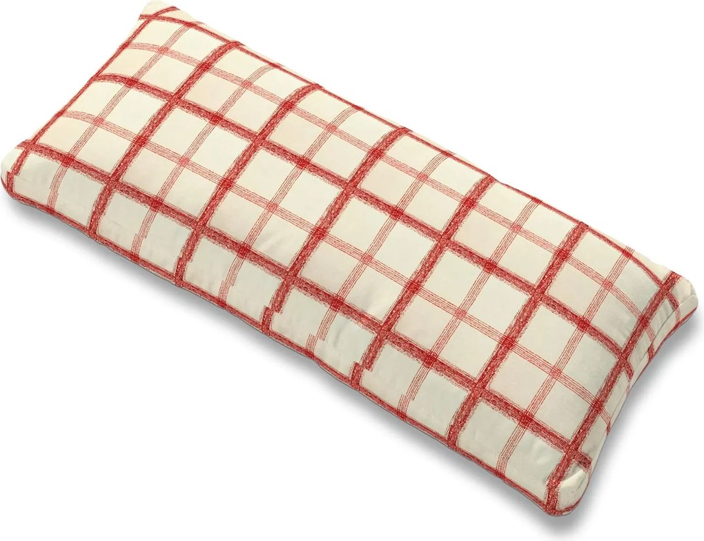 Potah na polštář Karlstad 67x30cm barva červená látka vzorované