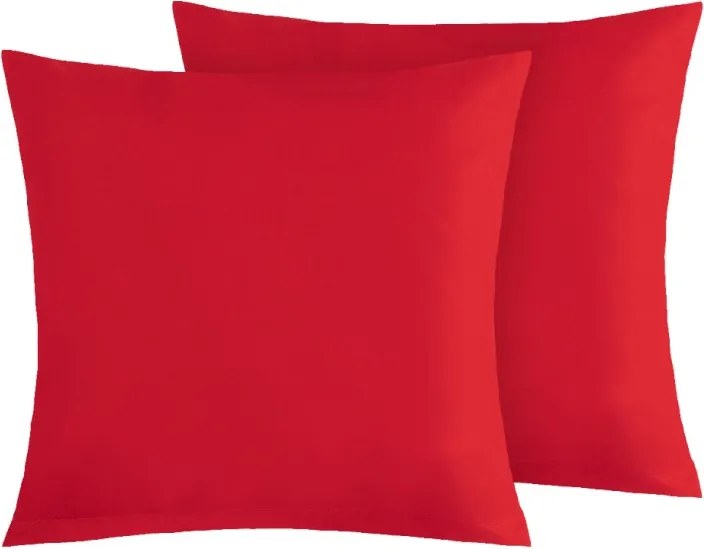 Bellatex Povláček bavlněný - SET 2ks Červená 40x40 cm