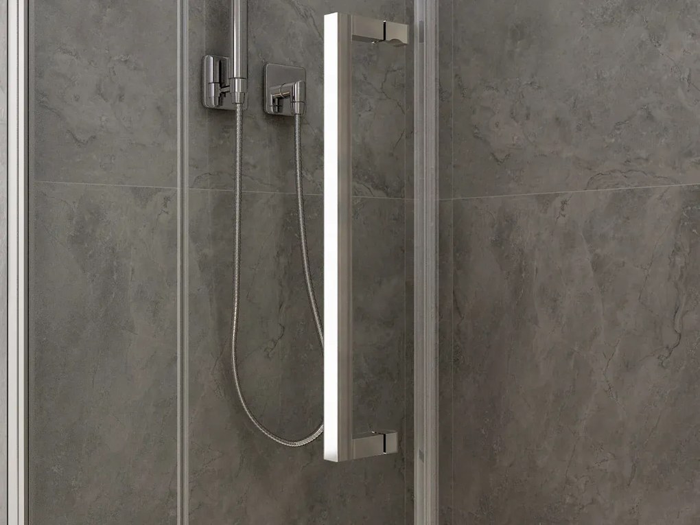 HANY COMBI 85x80 Čiré Sprchová zástěna obdélníková