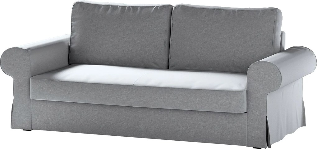 Potah na pohovku IKEA Backabro,  3-místná, rozkládací barva šedá látka sametová