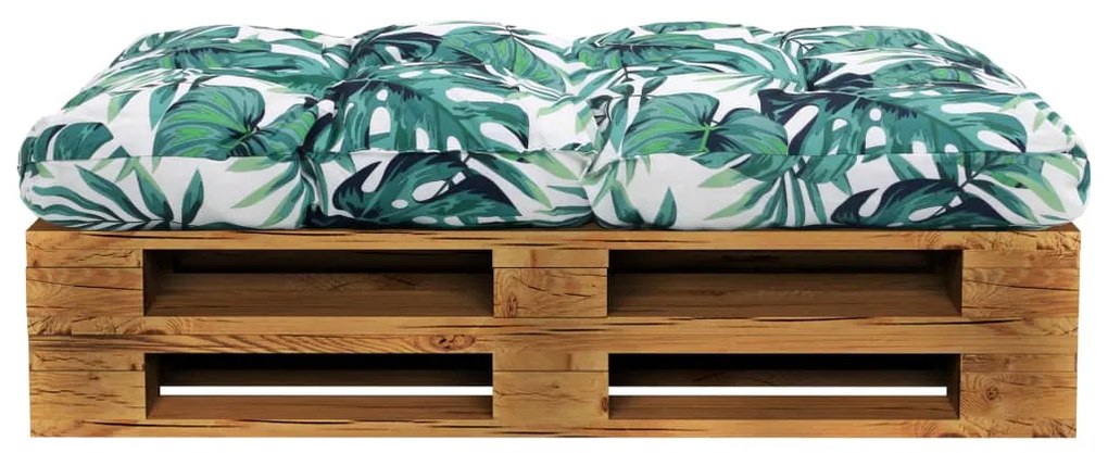 47506 vidaXL Zahradní poduška na sedák zelená 120 x 80 x 10 cm textil