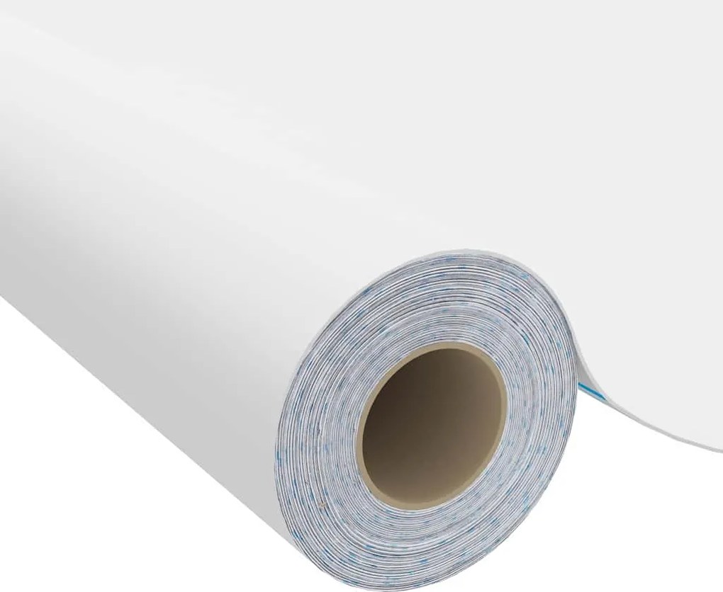 Samolepící tapety na nábytek 2 ks bílé 500 x 90 cm PVC 3059651