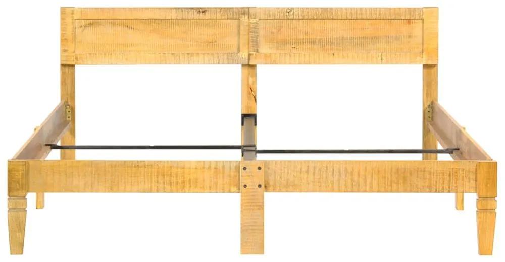 Petromila Rám postele masivní mangovníkové dřevo 160 cm