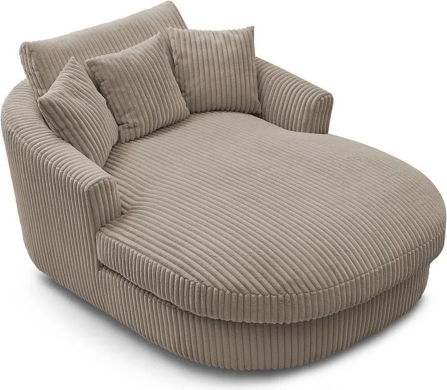 Taupe manšestrové křeslo Belem – Bobochic Paris