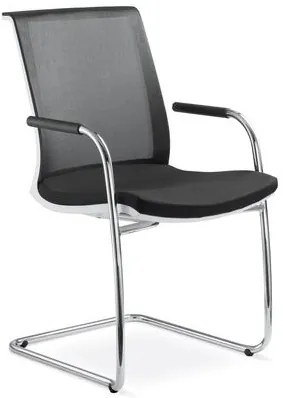 LD seating Konferenční židle LYRA NET 213-Z Barva kostry šedá kostra (metallic) LÁTKY 1 / FLORIDA, ERA 2021 SÍŤOVINY RHYTHM