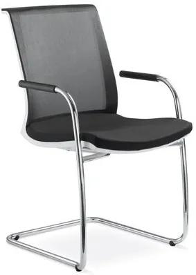 LD seating Konferenční židle LYRA NET 213-Z Barva kostry šedá kostra (metallic) LÁTKY 2 / VALENCIA, XTREME, ASPECT, STYLE, CURA 2021 SÍŤOVINY RIB