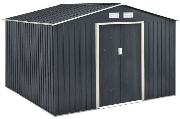 Juskys Zahradní domek XXL 277×319×192 cm - antracit