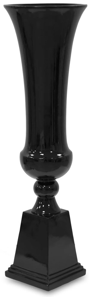Černá váza na podstavci 116371