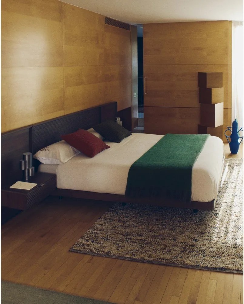 Hnědá dvoulůžková postel z březového dřeva s roštem 160x200 cm Norlen – Kave Home