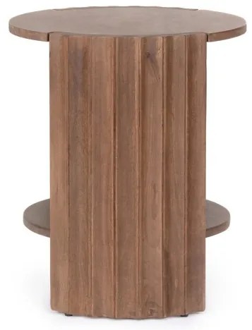 BIZZOTTO Noční stolek ORISSA hnědý ø43 cm 0747229